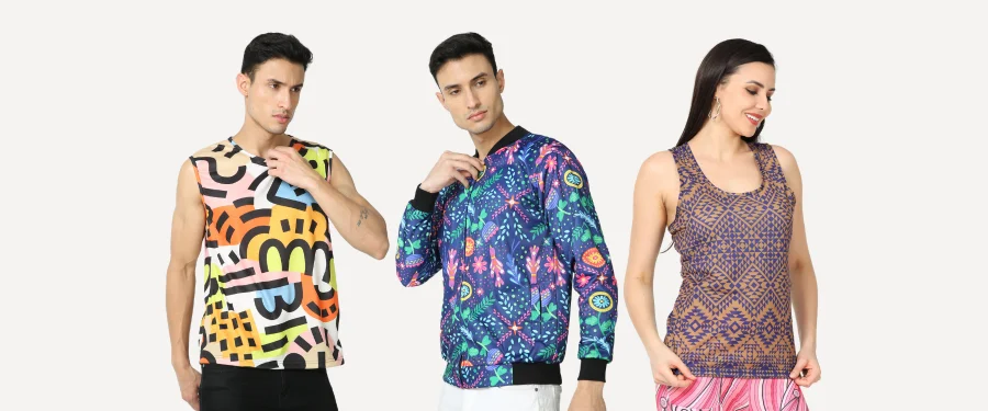 Custom All Over Print Clothing items for Print On Demand